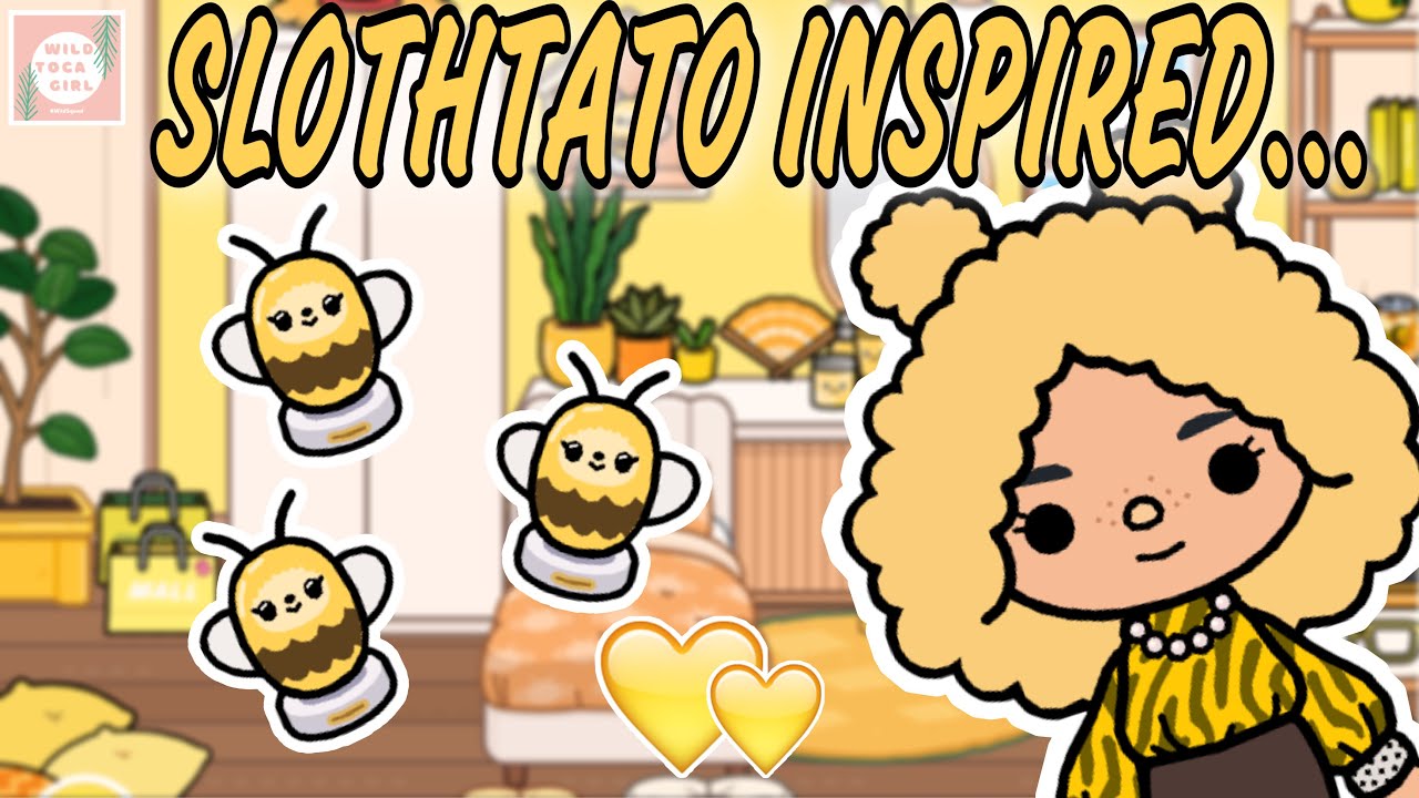 SLOTHTATO INSPIRED 🐝 💛 TOCA LIFE WORLD 🌎 - YouTube