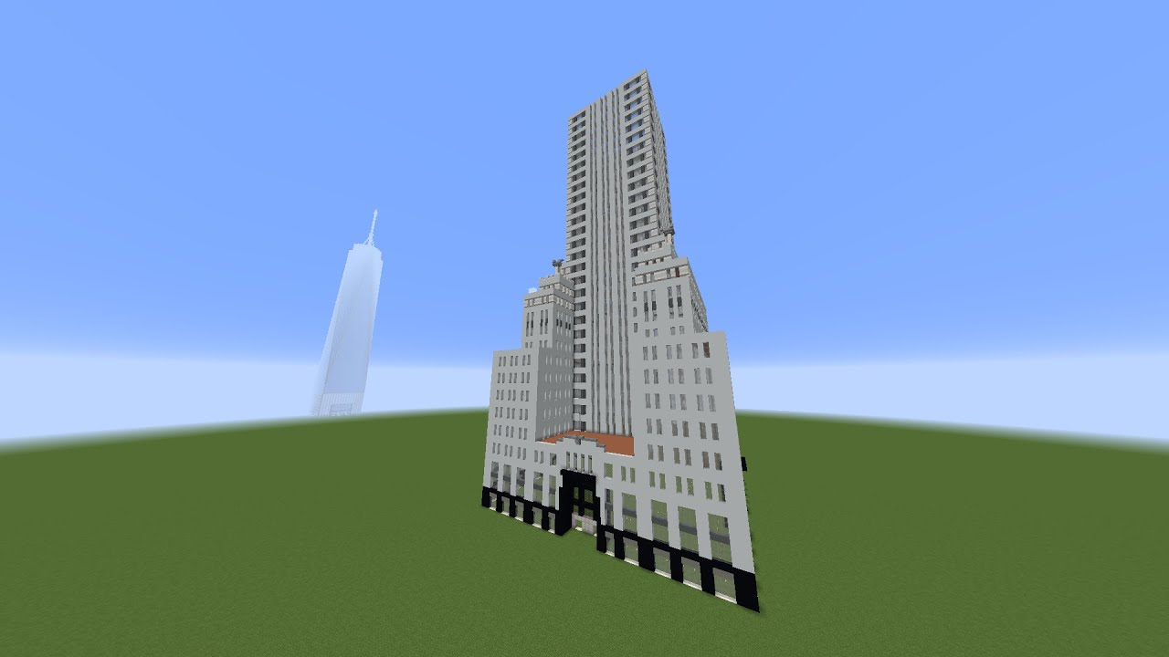 Chrysler Building in Minecraft Timelapse (Part 2/3) - YouTube