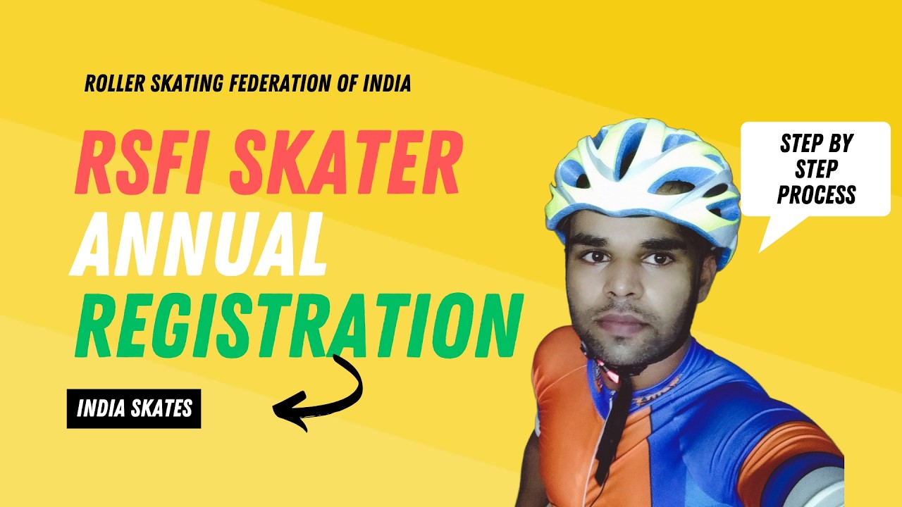 RSFI Skater Annual Registration Step by step process - YouTube