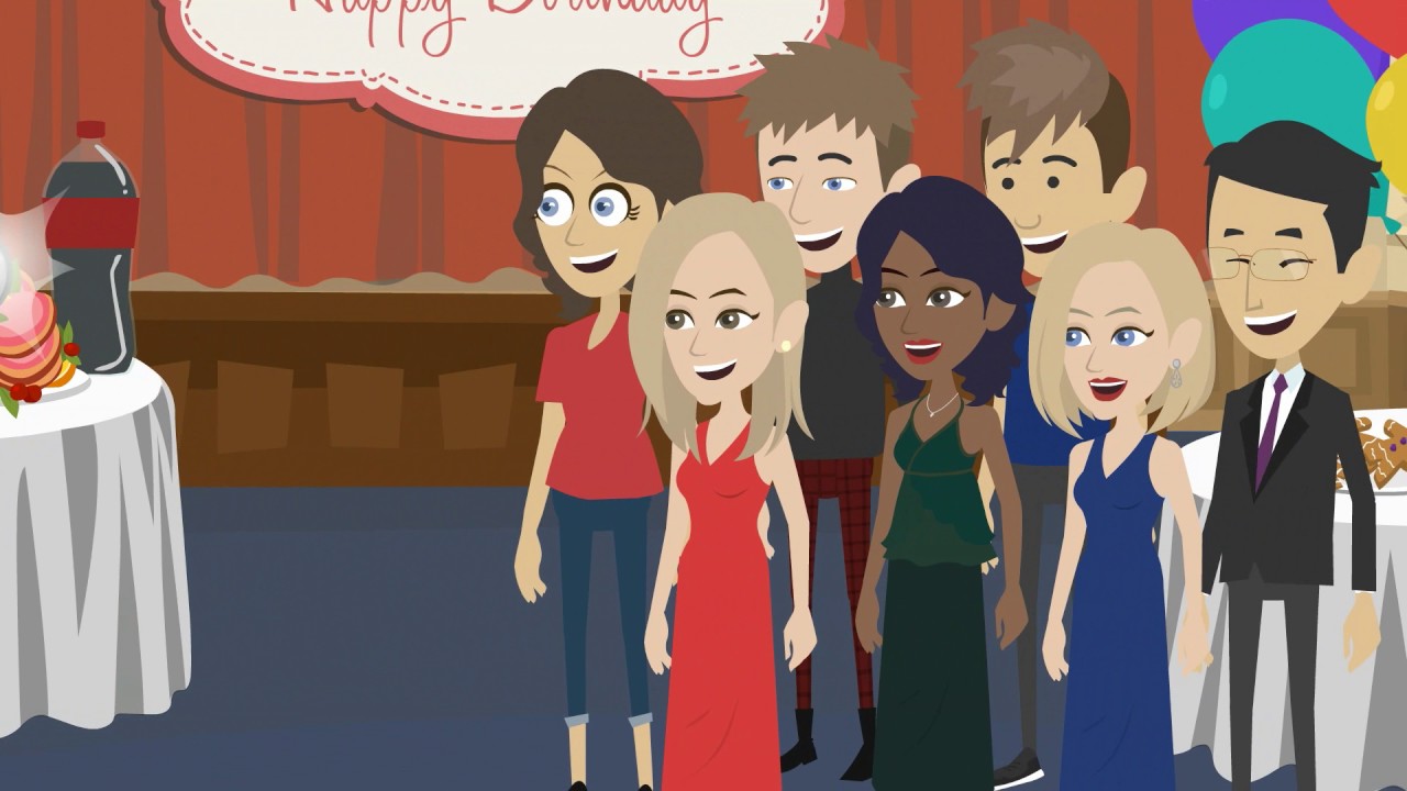 2D character animation promotional video for a personalised gift ...