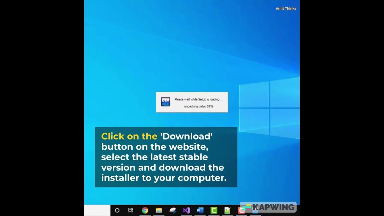 How To Install Devc In Windows Youtube