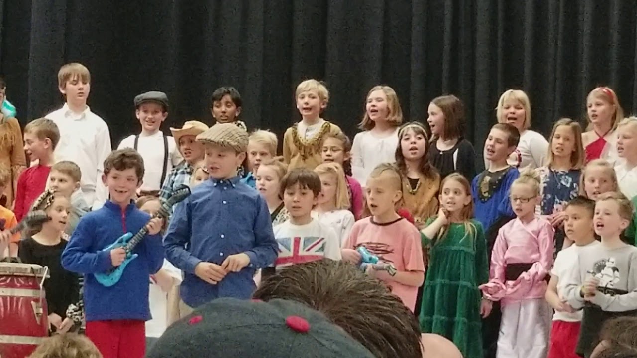 3rd grade musical: Welcome From Everywhere - YouTube