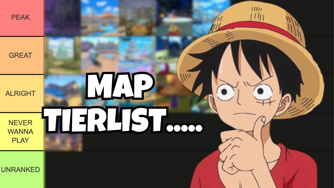 One Piece Bounty Rush MAP Tierlist..... - YouTube