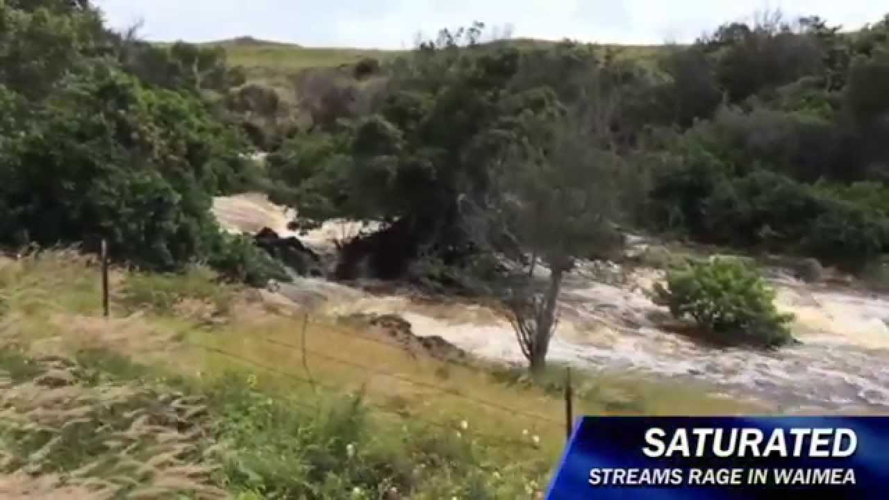 Waikoloa Stream awakens in Waimea - YouTube