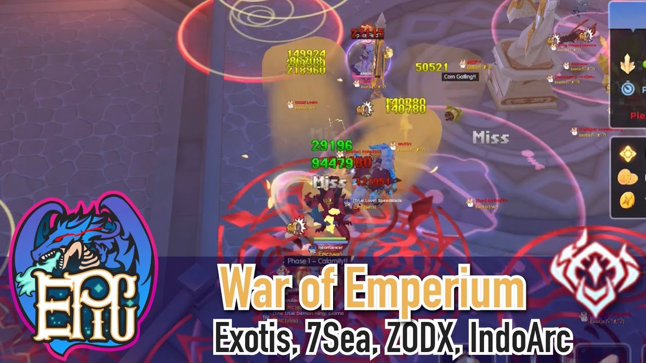 [ROM] WOE Jormungandr EPIC Guild VS Exotis, 7Sea, ZODX, IndoArc - 16/11/2023 - YouTube