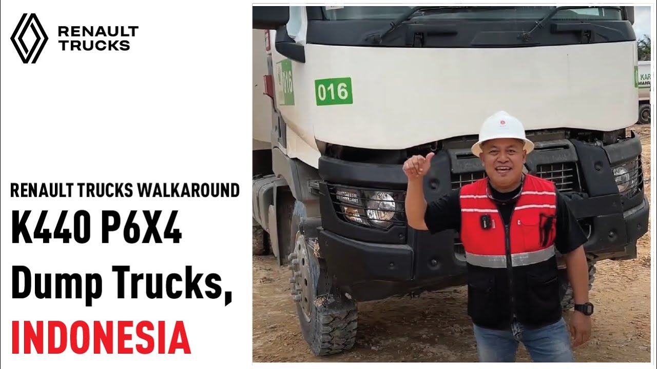 RENAULT TRUCKS K Range Walkaround - K440 P6x4 Dump Truck Application ...