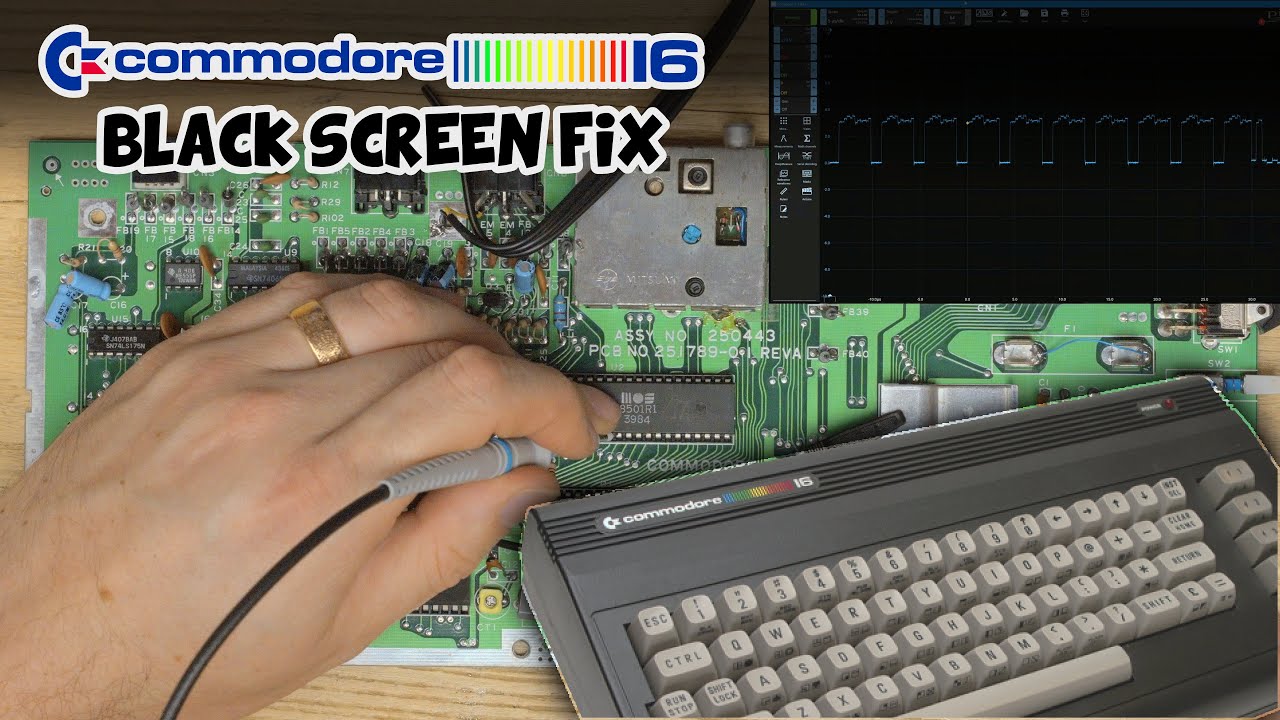 Want to repair a Commodore 16 from Black Screen with me? RetroSix ...