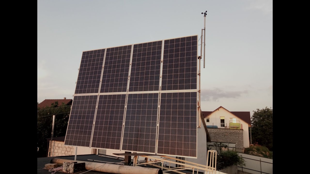Мой новый Трекер для солнечных панелей 2 кВт SOLARSAN-GPS - YouTube