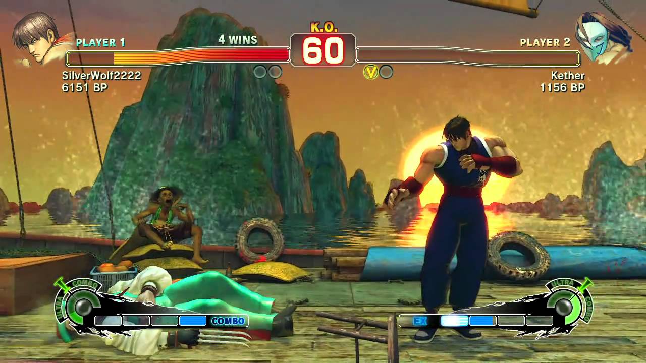 SIlverWolf2222 (Guy) Vs Kether (Vega) Endless Battle #3 01-19-2011 ...