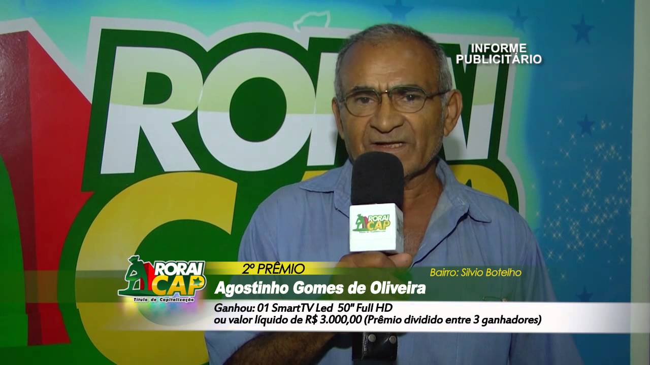 VT GANHADORES Sorteio 16 de novembro rorai cap 1 MINUTO - YouTube