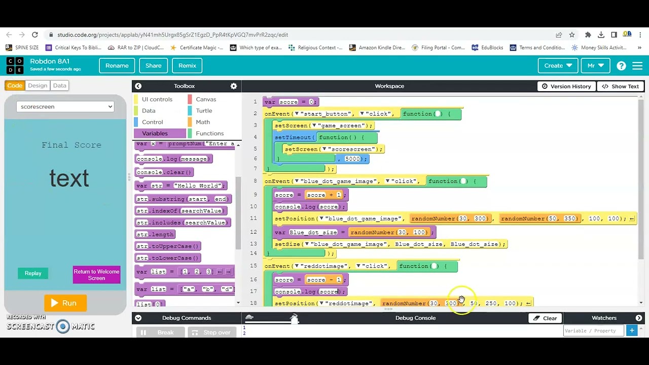 Completing Our Tappy Tapp App - YouTube