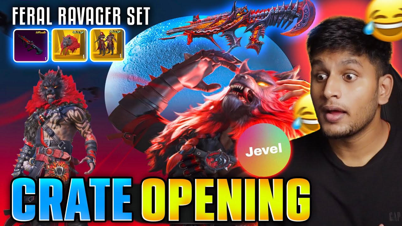 NEW WEREWOLF SET CRATE OPENING & UPGRADING NEW AUG SKIN | BGMI NEW ...