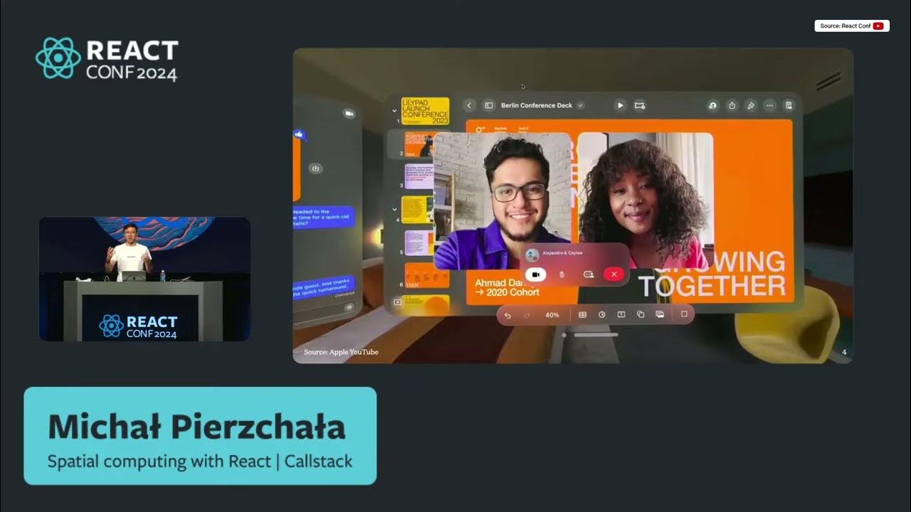 Spatial computing with React by Michał Pierzchała from Callstack | React Conf 2024 Day 2 - YouTube