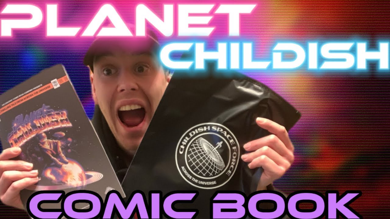 Unboxing The *NEW* Tgf Planet Childish Comic Book - YouTube
