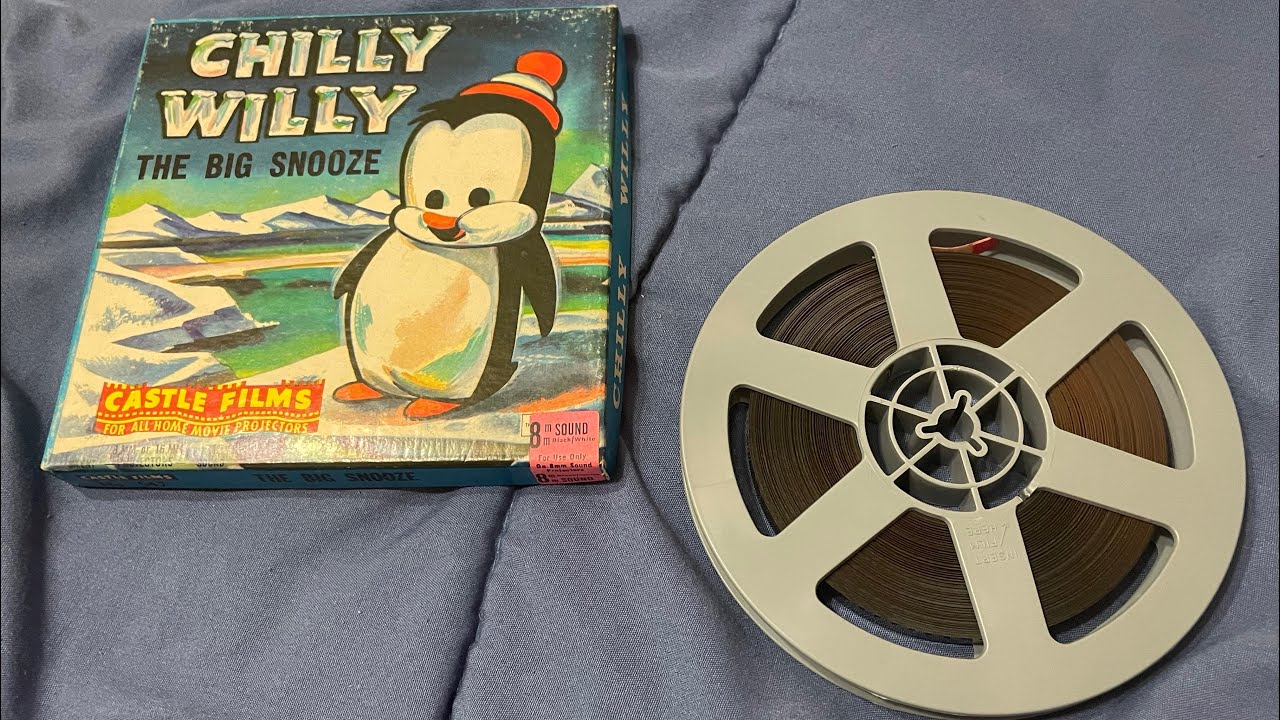 Chilly Willy - The Big Snooze (1957) - Standard 8mm 1969 Fuji Black and ...