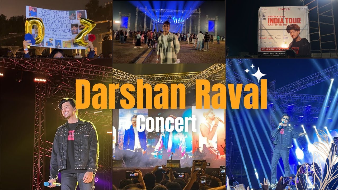 Darshan Raval Live concert | India Tour | #vlog-3 - YouTube