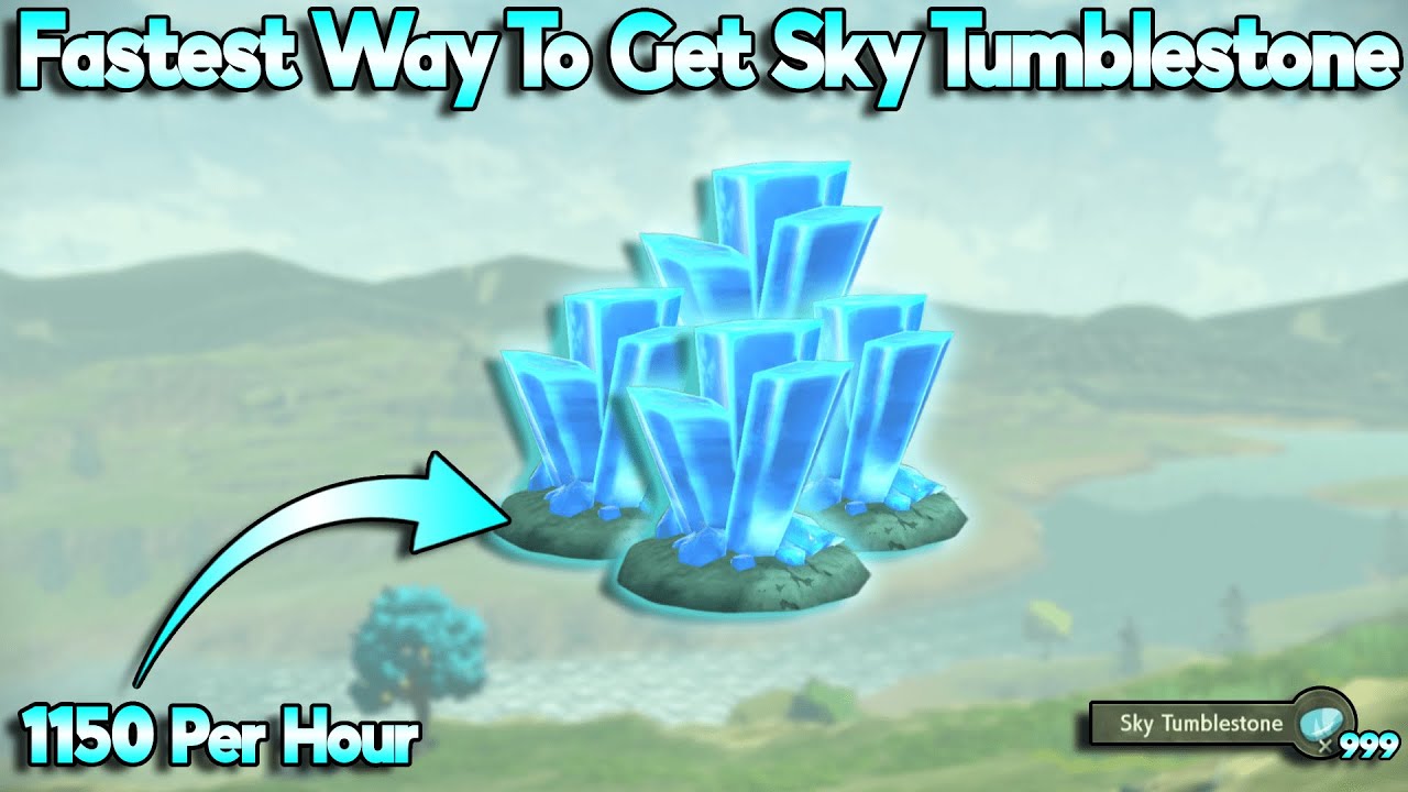 Fastest Way To Farm Sky Tumblestone In Pokemon Legends Arceus - YouTube