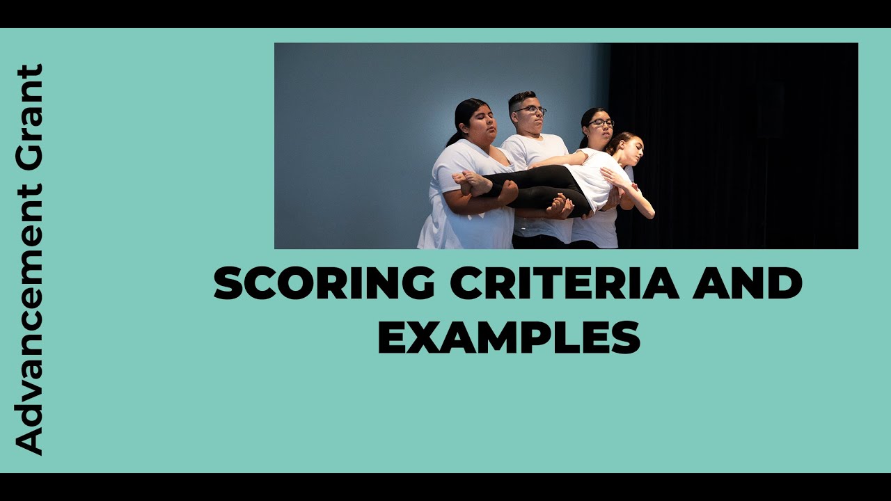 Advancement Grant - Scoring Criteria and Examples - YouTube
