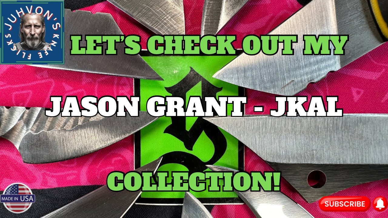 Jason Grant - JKal EDC Fixed Blade Knives currently in my collection ...