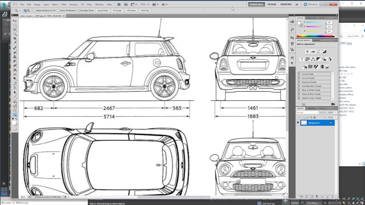Modelling a mini from reference: 01 - YouTube