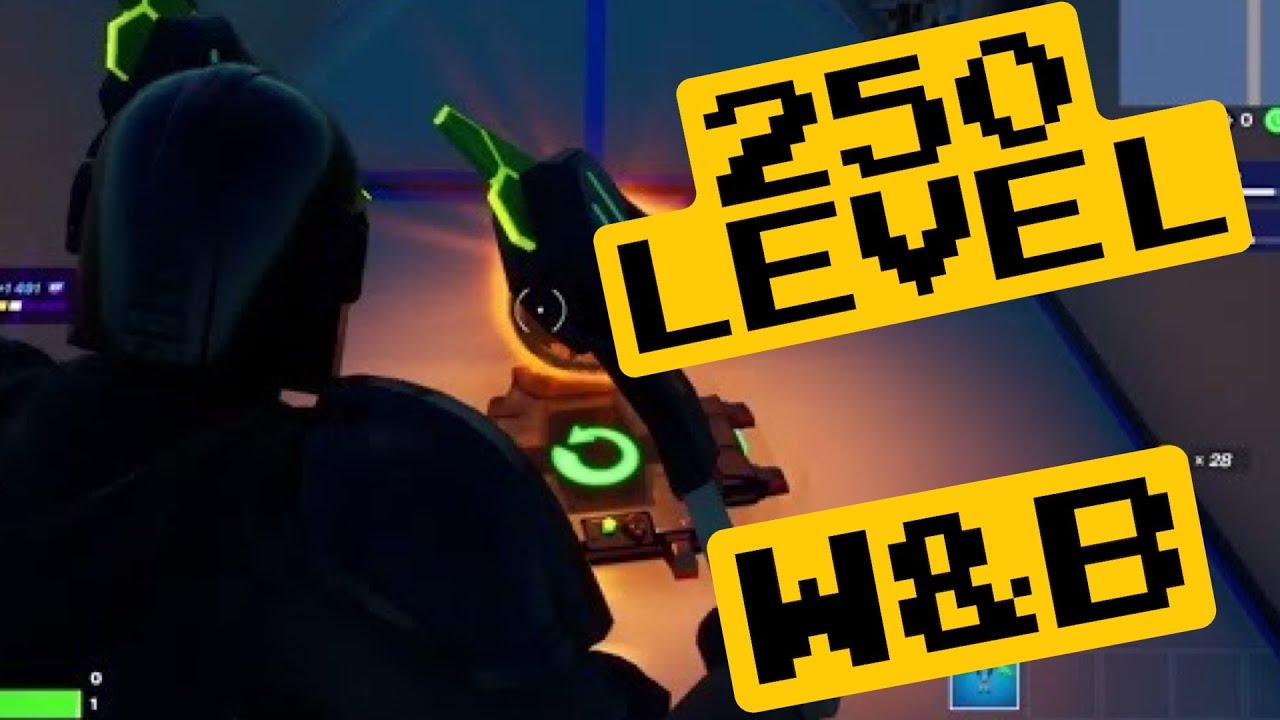 Fortnite - 250 LEVEL WHITE AND BLACK! - YouTube