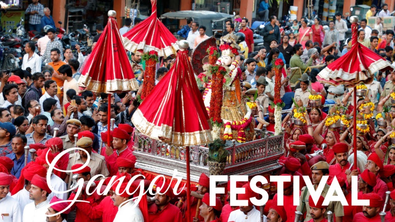 गणगौर उत्सव Jaipur Gangor Festival | Celebrate Gangor in Jaipur ...