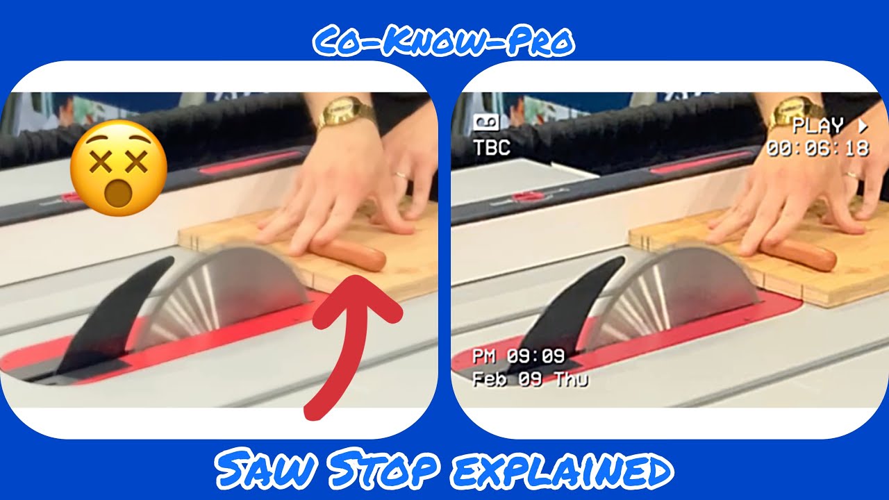 ⭐️How The Saw Stop works @co-know-proconstructiontips - YouTube