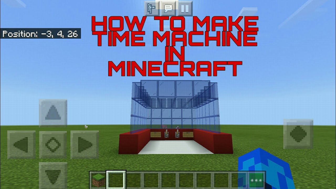 How to make time machine in Minecraft - YouTube