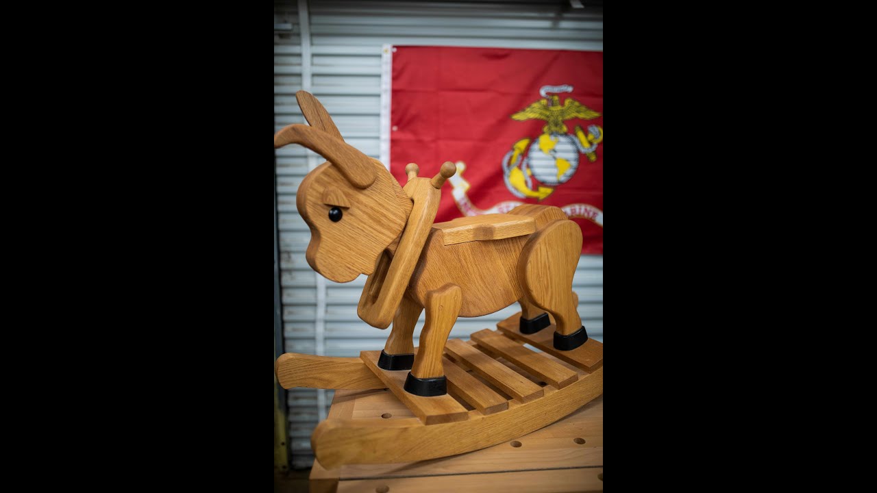 Wood Rocking horse Build. Beezer the Burro classic Rocking Horse. DIY ...