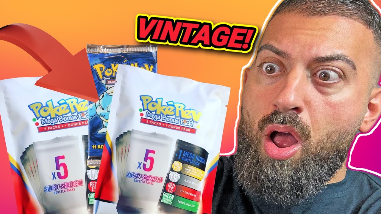 I Pulled GOLD from a PokéRev MEGA BONUS PACK and It Was VINTAGE (4% ...