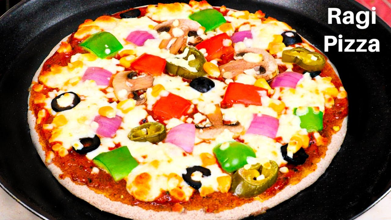 झटपट हेल्दी पिज़्ज़ा बनाने का आसान तरीका | Healthy Ragi Pizza ...
