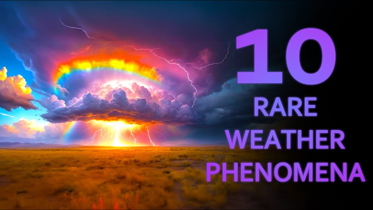 Top 10 Rare and Unique Weather Phenomena - YouTube