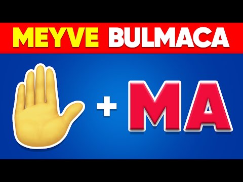 Emojilerle Meyve Bulmaca 🍓🍌 Emoji İle Meyveyi Tahmin Et | Emoji Meyve Bilmece