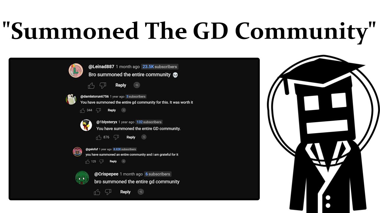 "Bro Summoned The GD Community" Is Everywhere. - YouTube