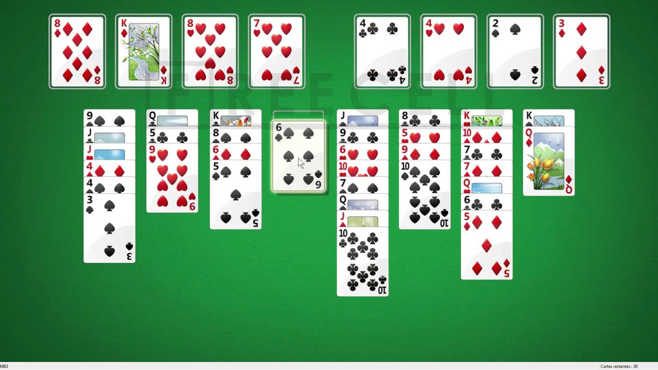 Solution to freecell game #4983 in HD - YouTube