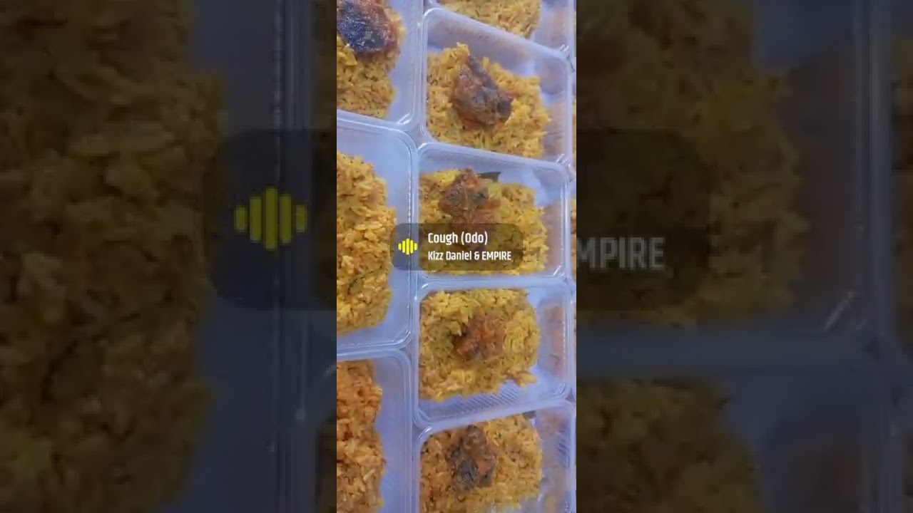 yummy jollof rice for the winners - YouTube
