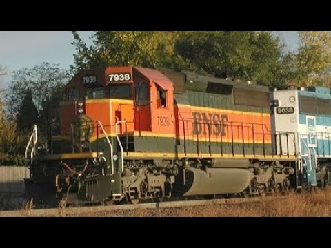 BNSF 7938 SD40-2 I do not own the rights to this music or images - YouTube