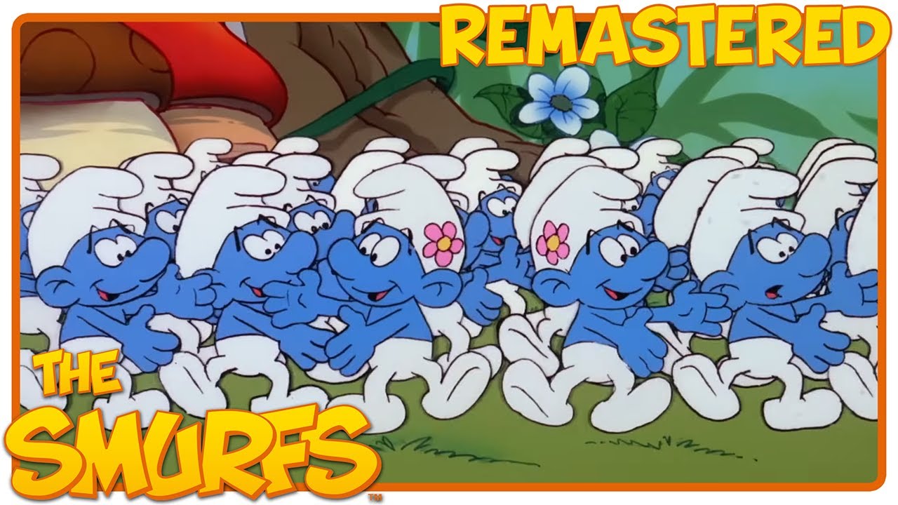 Smurfs Dance Away Bad Luck! 🍀 • The Smurfs • HD Remastered • Episode 13 ...