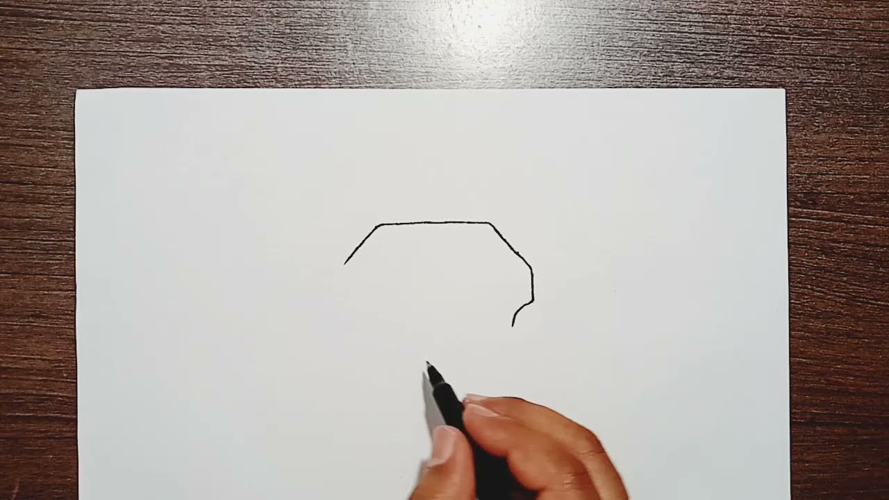 Easy way to draw a good looking car - YouTube