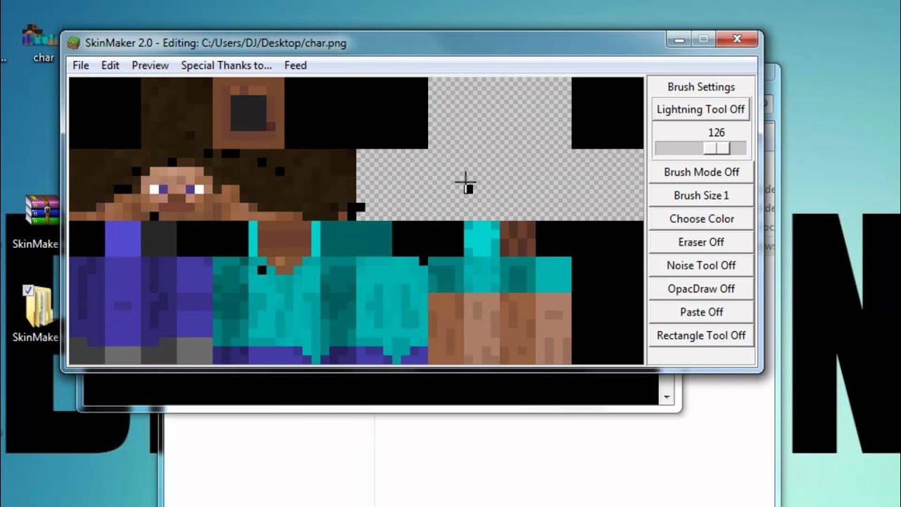 Minecraft: How to Make a Skin (Easiest + Best Way!) 1.5 - YouTube