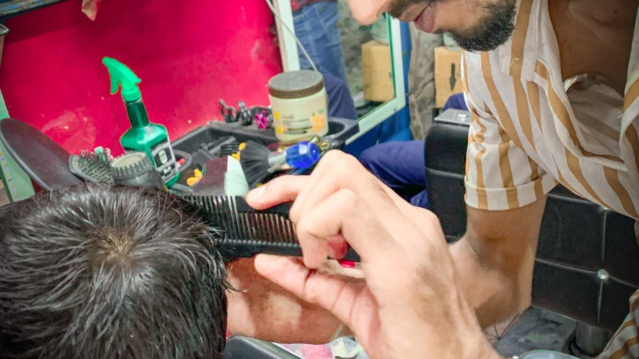HOW TO CUT HAIR WITH SCISSORS. NEW STYLE ME HAIR CUT KRE - YouTube