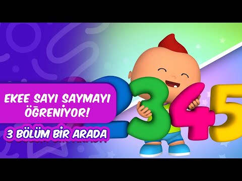 Ekee Sayı Saymayı Öğreniyor! 1️⃣2️⃣3️⃣| Pepee Leliko ve Pisi 3 Bölüm Bir Arada! | Düşyeri