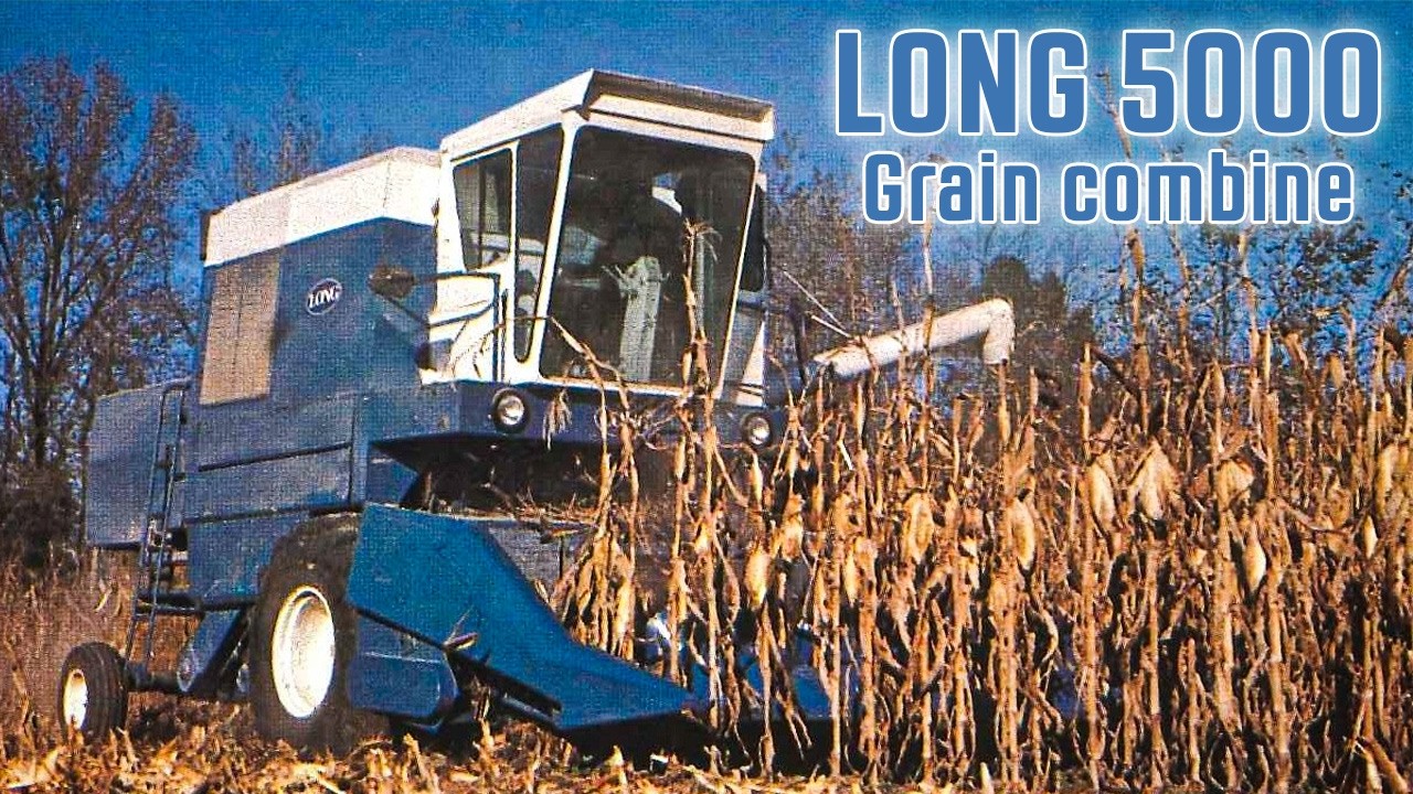 LONG 5000 Grain Combine - The True Story of American harvester - YouTube