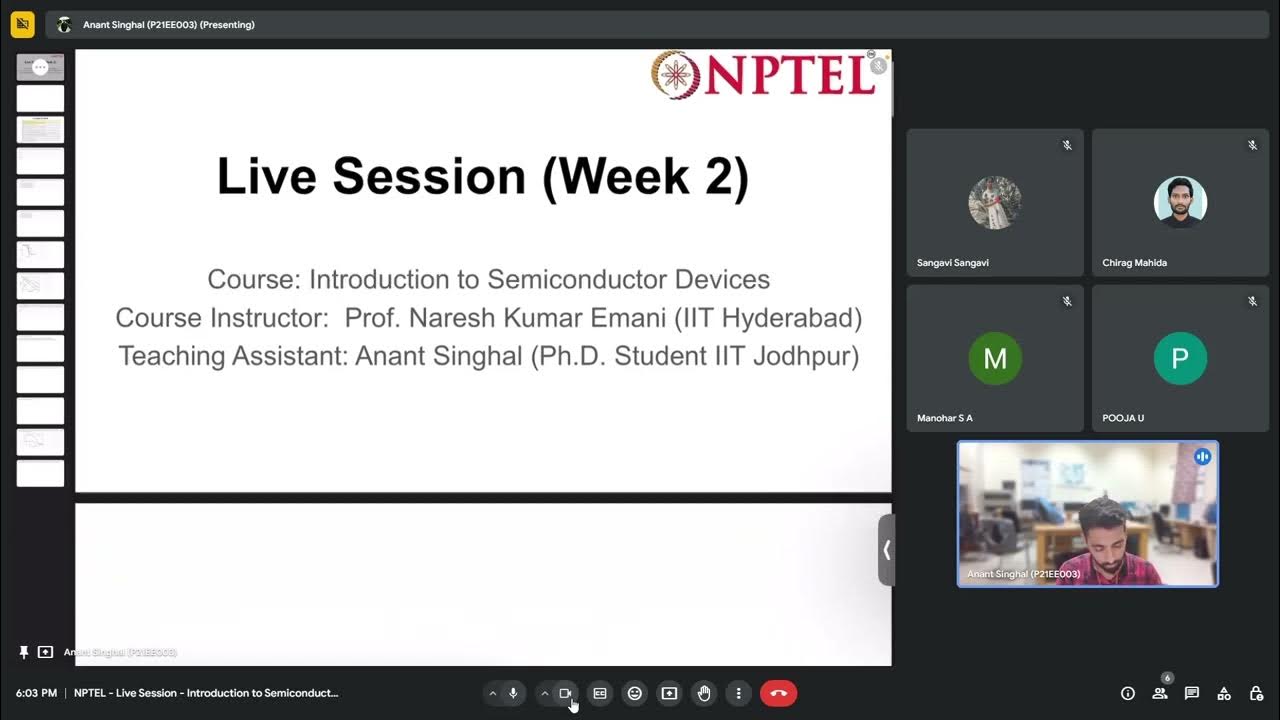 noc24 EE99 - Introduction to Semiconductor Devices - NPTEL - Week 2 - YouTube