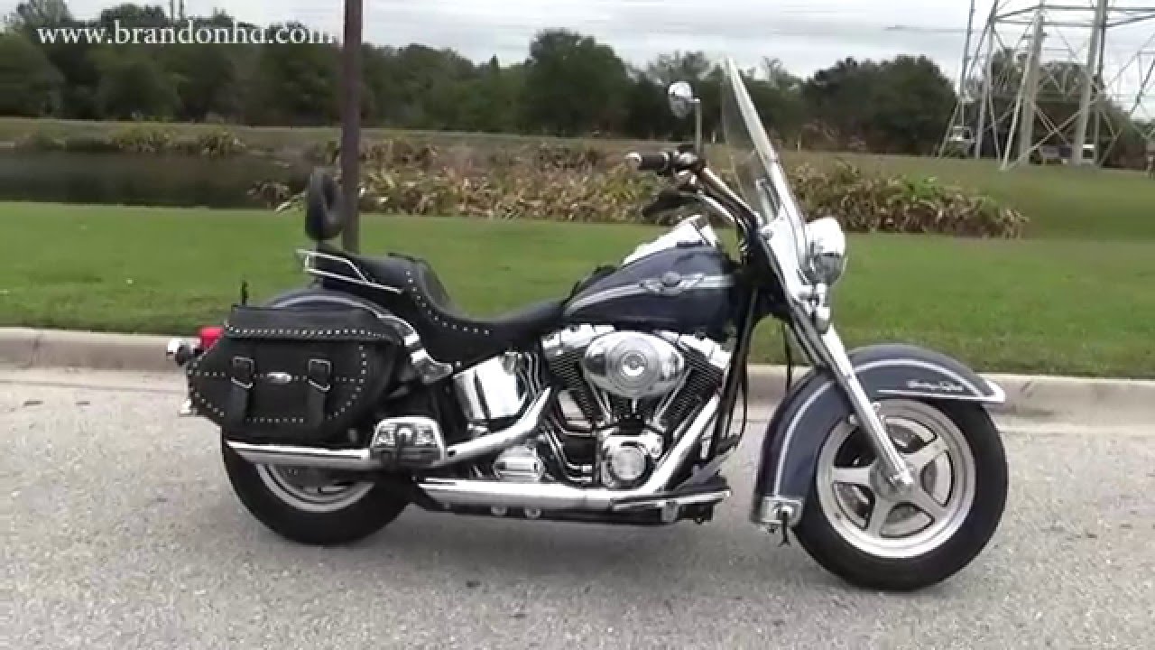 Used 2003 Harley FLSTC Heritage Softail Classic - YouTube