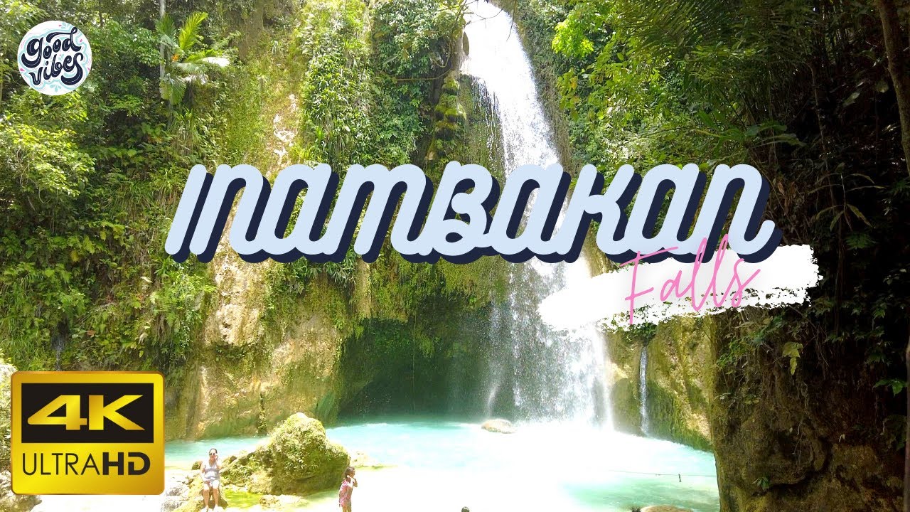 【4K】Breathtaking Waterfalls of Inambakan Falls, Ginatilan, Cebu # ...