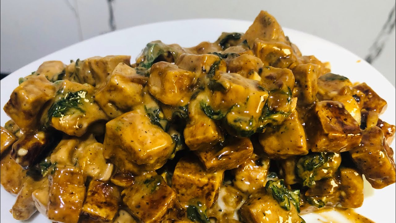 CREAMY TUFO WITH SPINACH | EASY RECIPE🤤 - YouTube