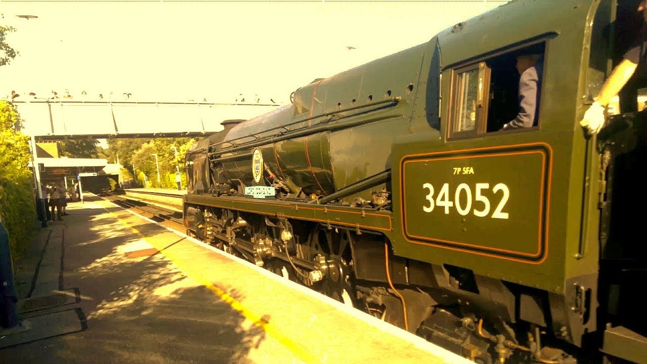 Battle Of Britain Class 34052 "Lord Dowding" - End Of Southern Steam 08 ...