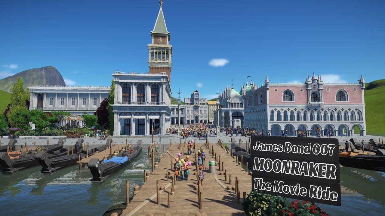 Moonraker - The James Bond Ride - Fly By's (Planet Coaster) - YouTube