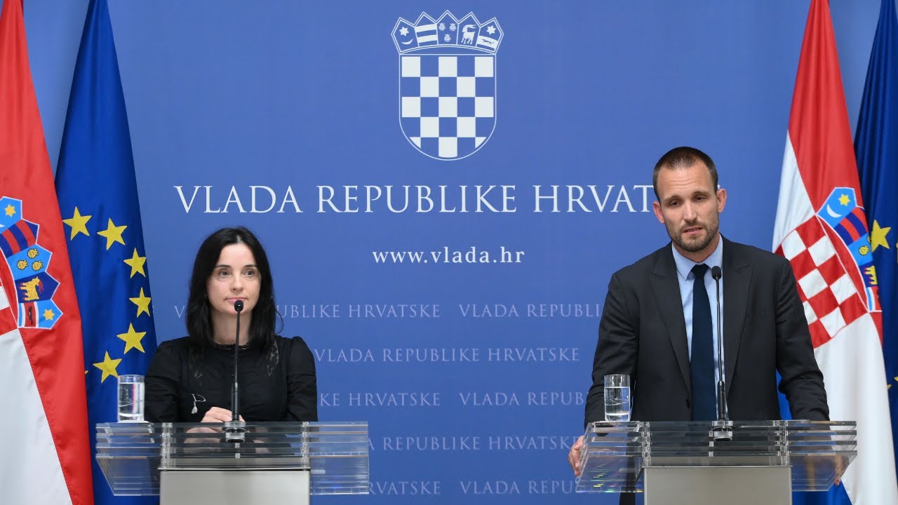 Izjava za medije ministrice Vučković i ministra Erlića (11.10.2023 ...